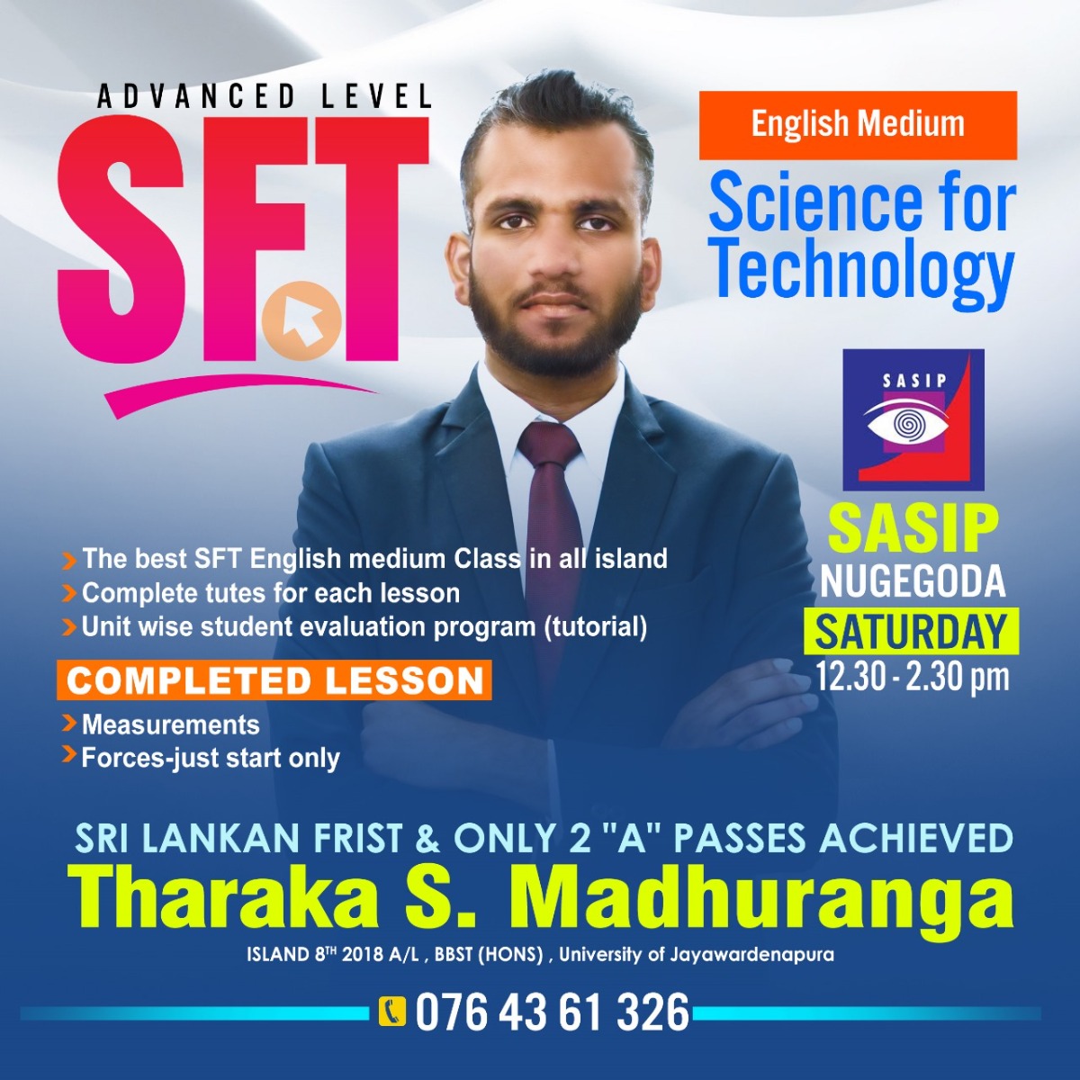 SFT English With Tharaka | Science for Technology LMS